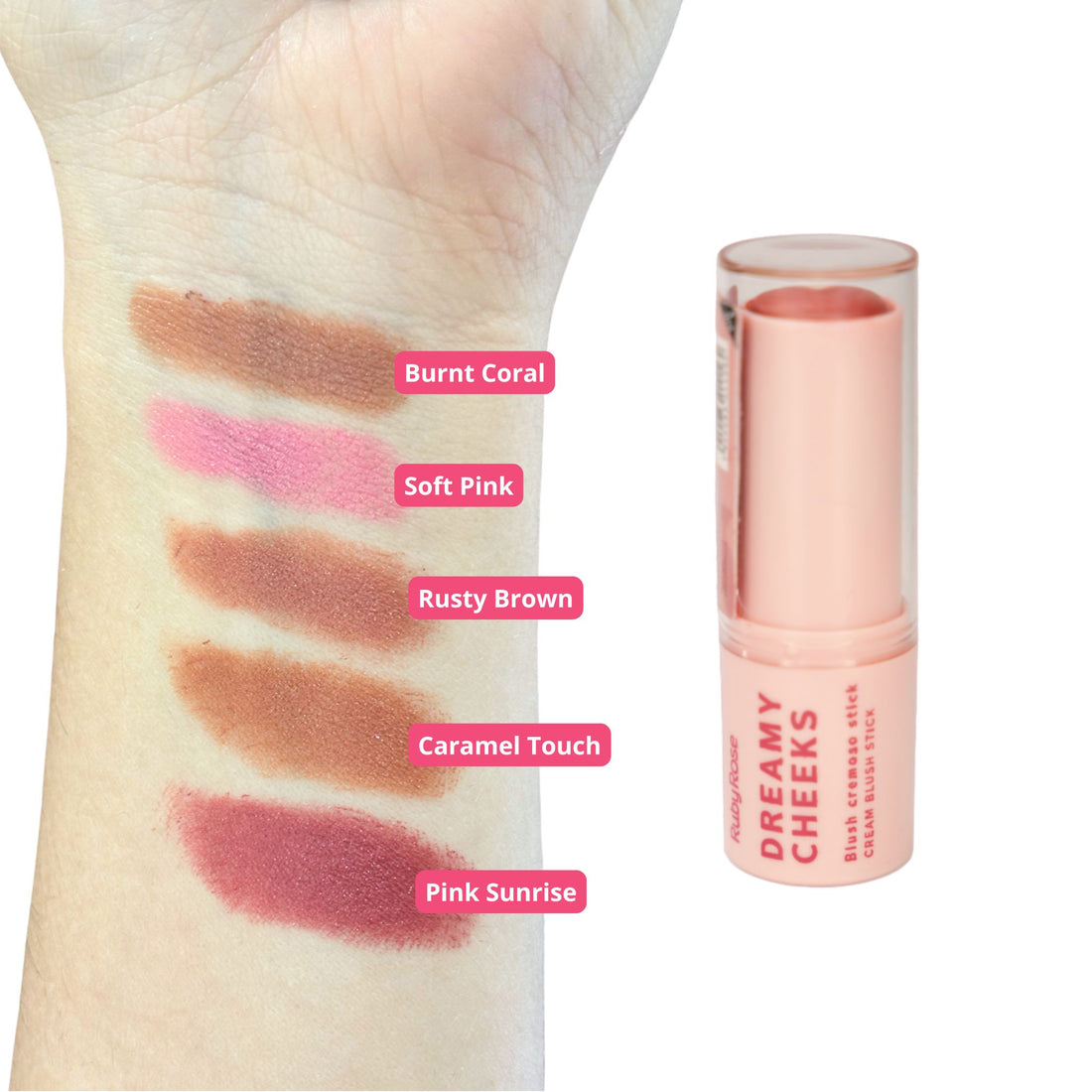 Rubor en Barra Dreamy Cheeks | Línea Rosa Ruby Rose – Yugen Online